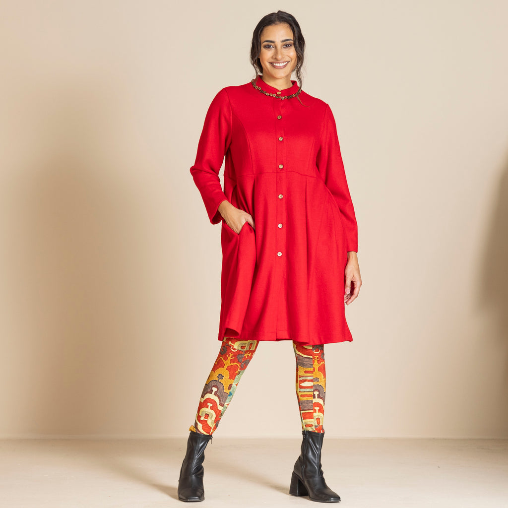 beaded felt monastic coat – Megan Salmon