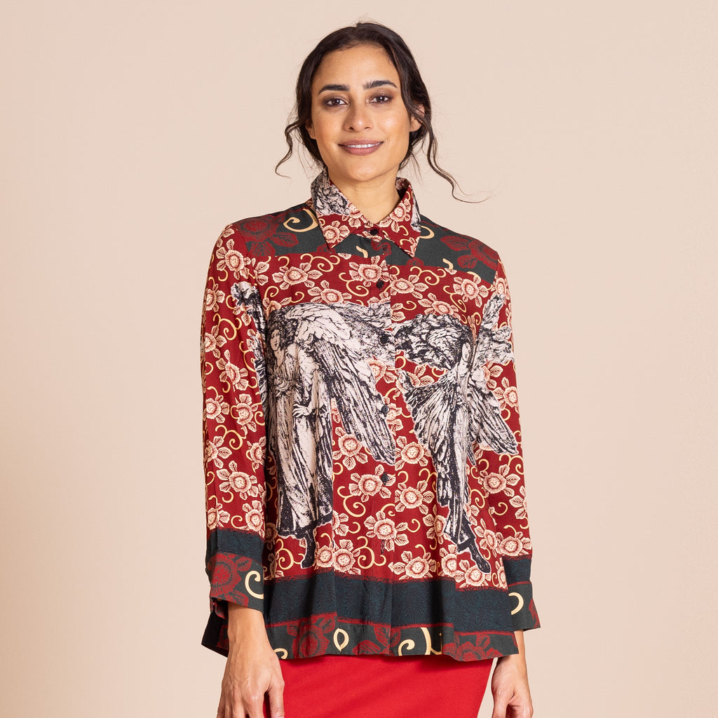 angel trapeze shirt – Megan Salmon