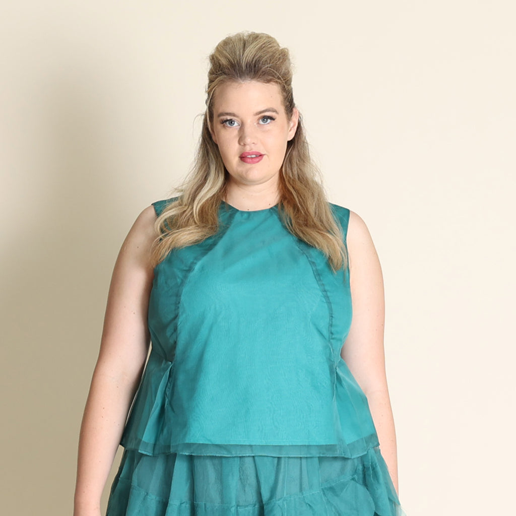 organza coda shell – Megan Salmon