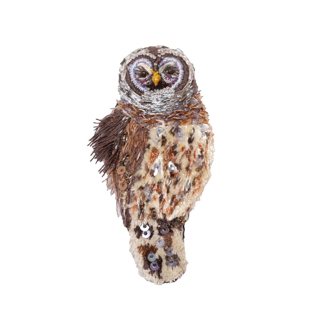 hoot owl brooch – Megan Salmon