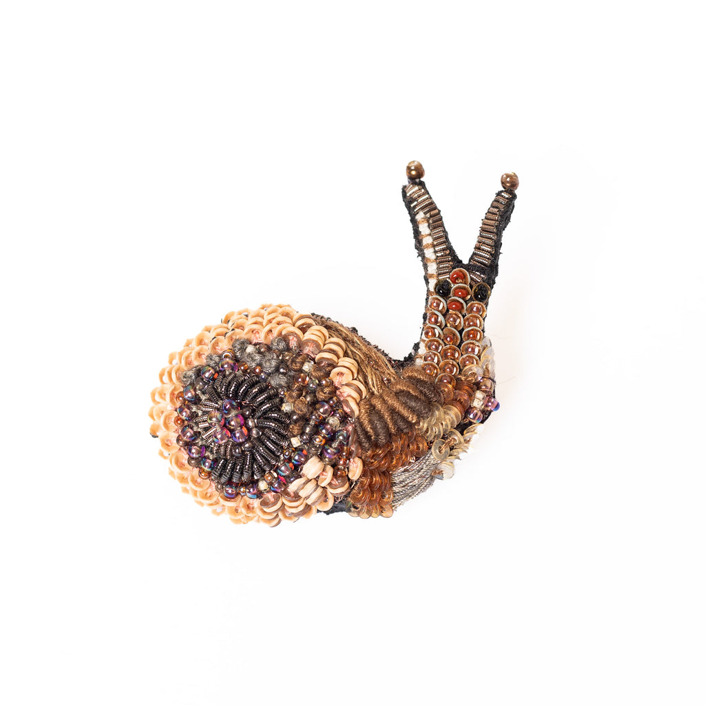 melting snail brooch – Megan Salmon
