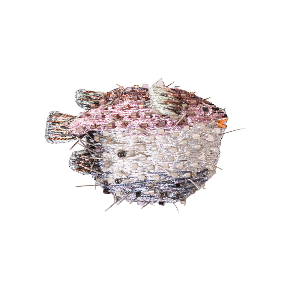 puffer fish brooch – Megan Salmon