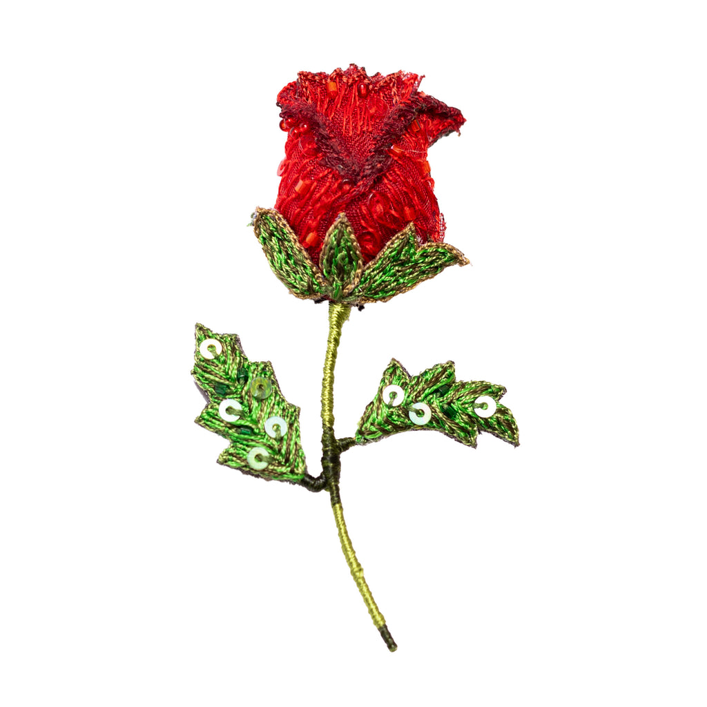 red rose brooch – Megan Salmon