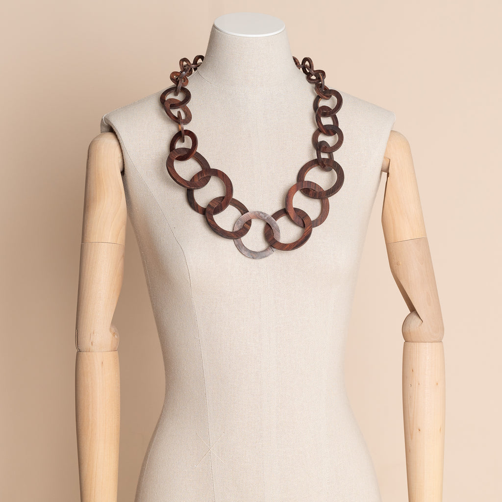 wood chain necklace – Megan Salmon
